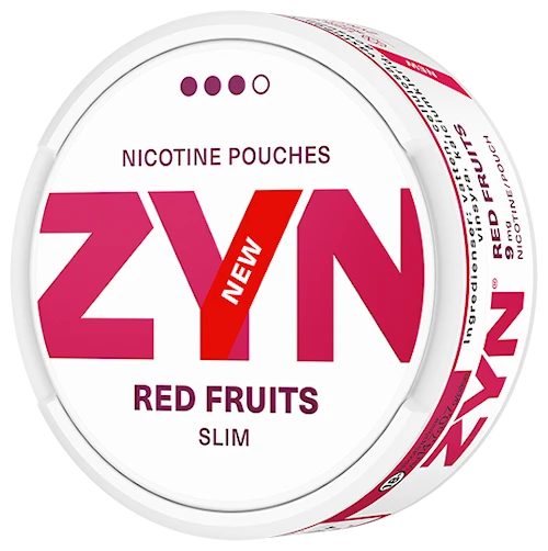 ZYN Red Fruits Slim 6mg and 9mg | snusio.com